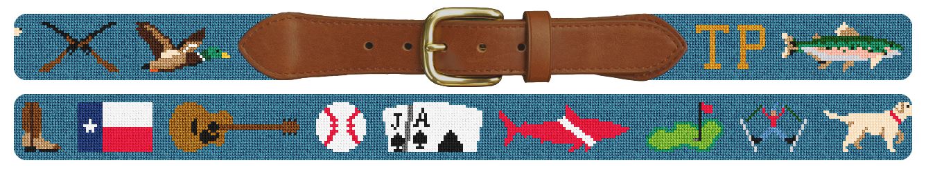 Custom Needlepoint Belt Canvas | NeedlePaint