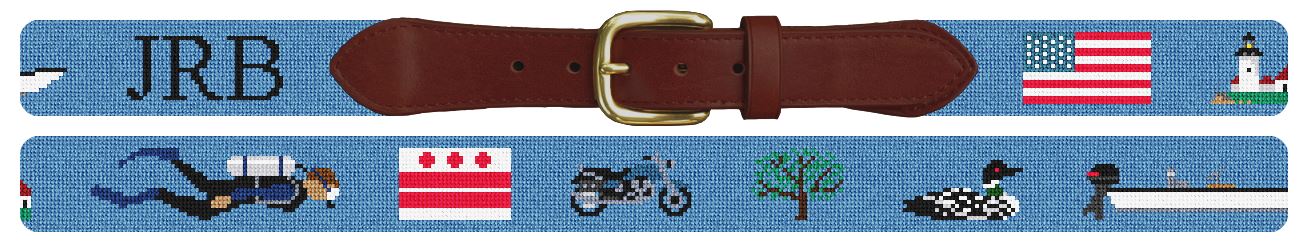 Custom Needlepoint Belt Canvas | NeedlePaint