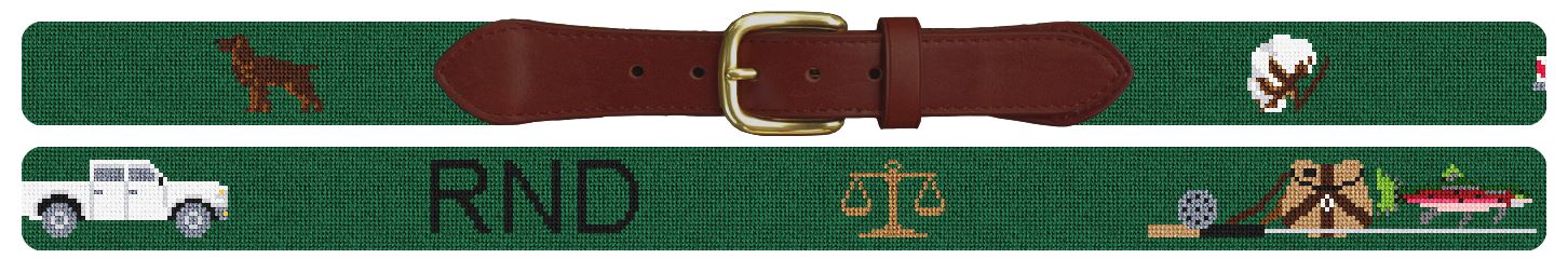 Custom Needlepoint Belt Canvas | NeedlePaint