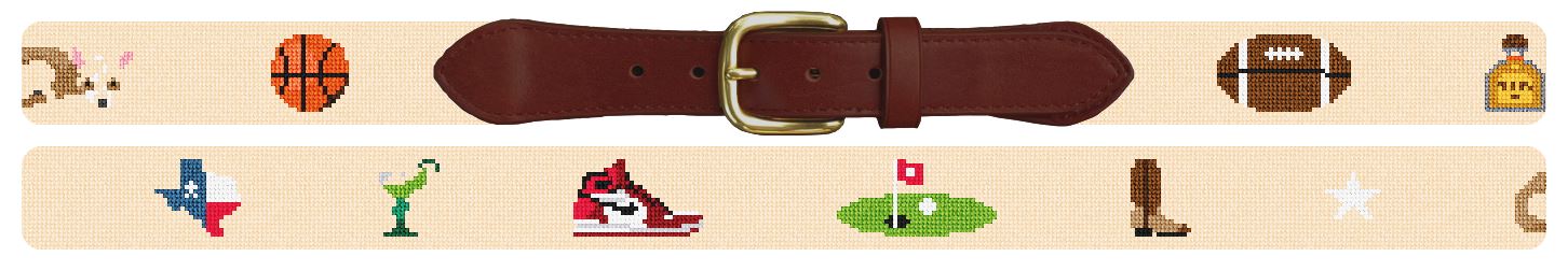 Custom Needlepoint Belt Canvas | NeedlePaint