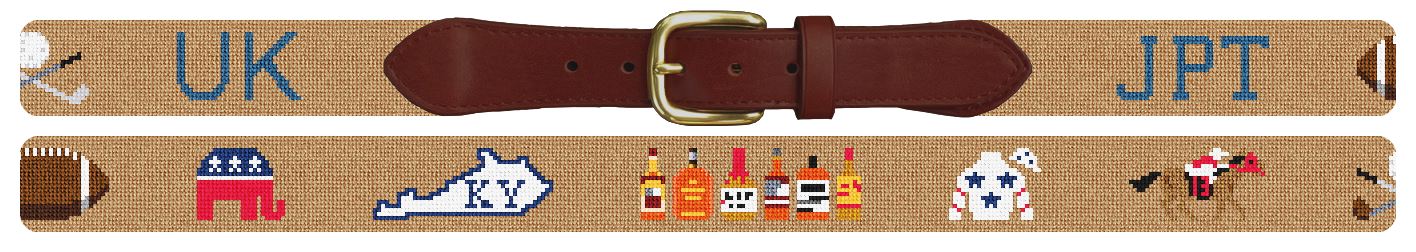 Custom Needlepoint Belt Canvas | NeedlePaint