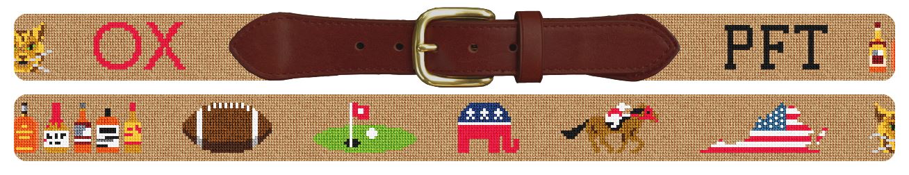 Custom Needlepoint Belt Canvas | NeedlePaint