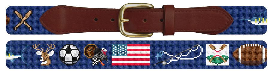Custom Needlepoint Belt Canvas | NeedlePaint