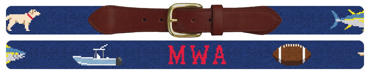 Custom Needlepoint Belt Canvas | NeedlePaint