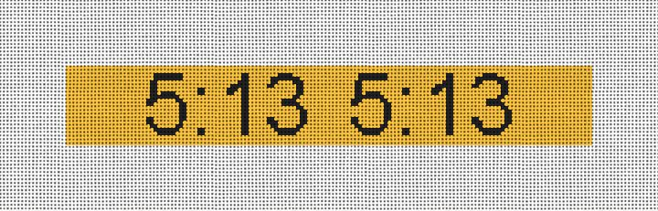 Custom Needlepoint Key Fob Canvas | NeedlePaint