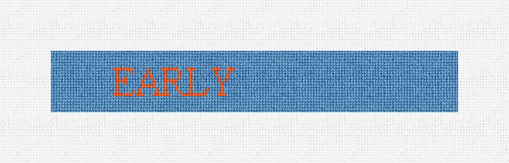 Custom Needlepoint Key Fob Canvas | NeedlePaint