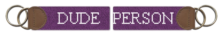 Custom Needlepoint Key Fob Canvas | NeedlePaint